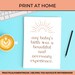Positive C-section Caesarean Section Birth Affirmation Cards ...