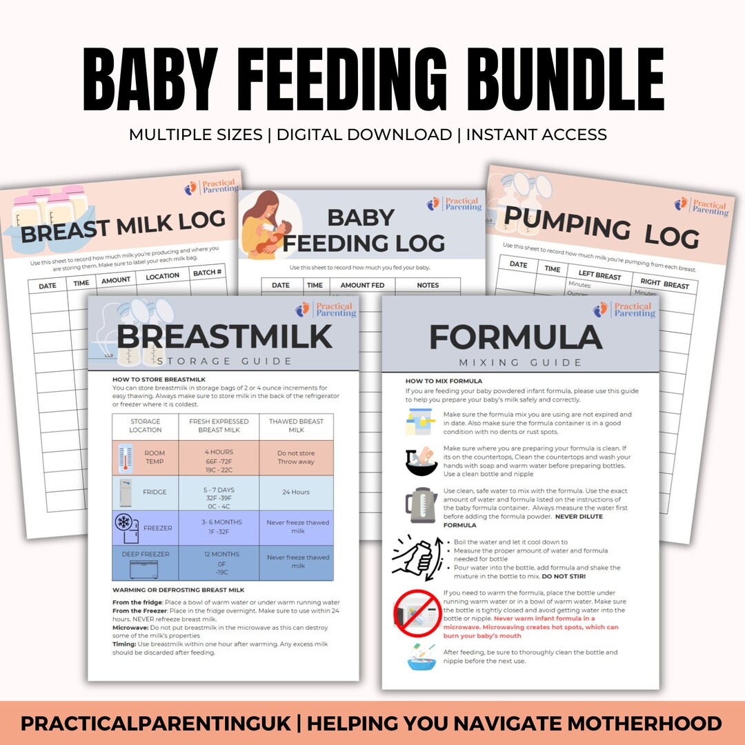 Breastmilk Storage Printable, Breastmilk Guide, Breastfeeding Tips ...