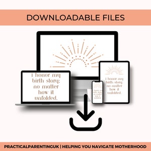 Positive C-section Caesarean Section Birth Affirmation Cards ...