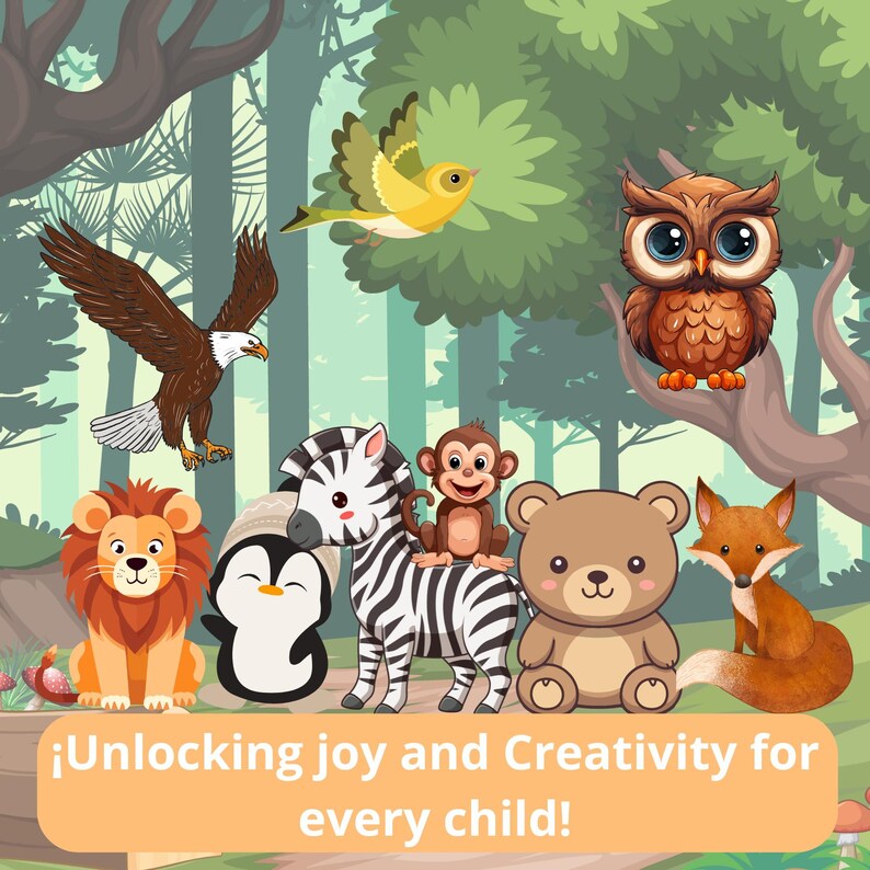 100+ Pages of Fun! the Ultimate Animal Coloring Ebook for Kids – Spark ...