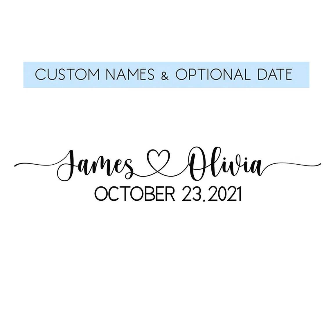 Custom Names Svg Couple Names With Heart Svg Wedding Gift Svg ...