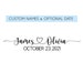Custom Names Svg Couple Names With Heart Svg Wedding Gift Svg ...