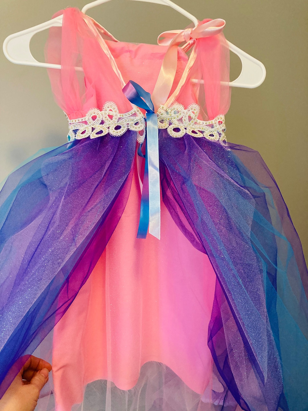 Tulle Dress Little Girl Princess Dress Pink and Purple Tulle - Etsy