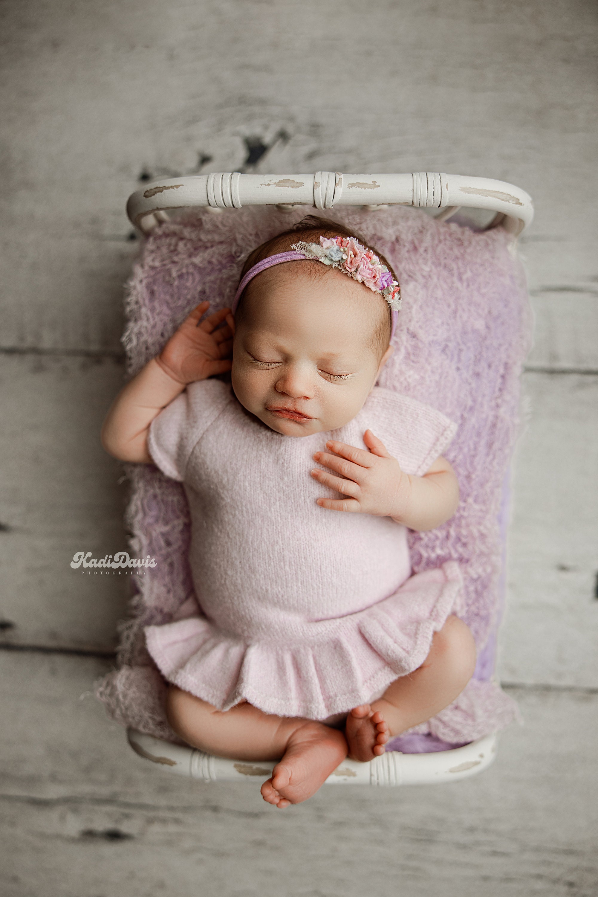 Lilac Newborn Props Set , Complete Bundle With Wrap, Newborn Photos ...
