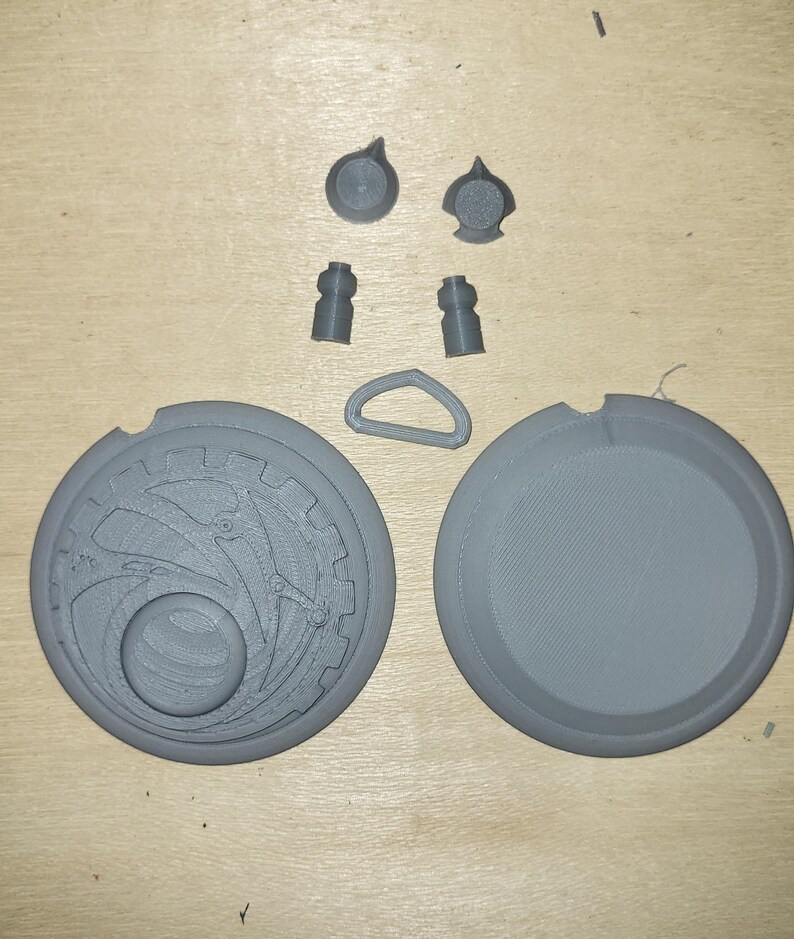 Misha Cosplay, Pocket Watch Cosplay Prop , PLA 3d Printed , Unpainted ...