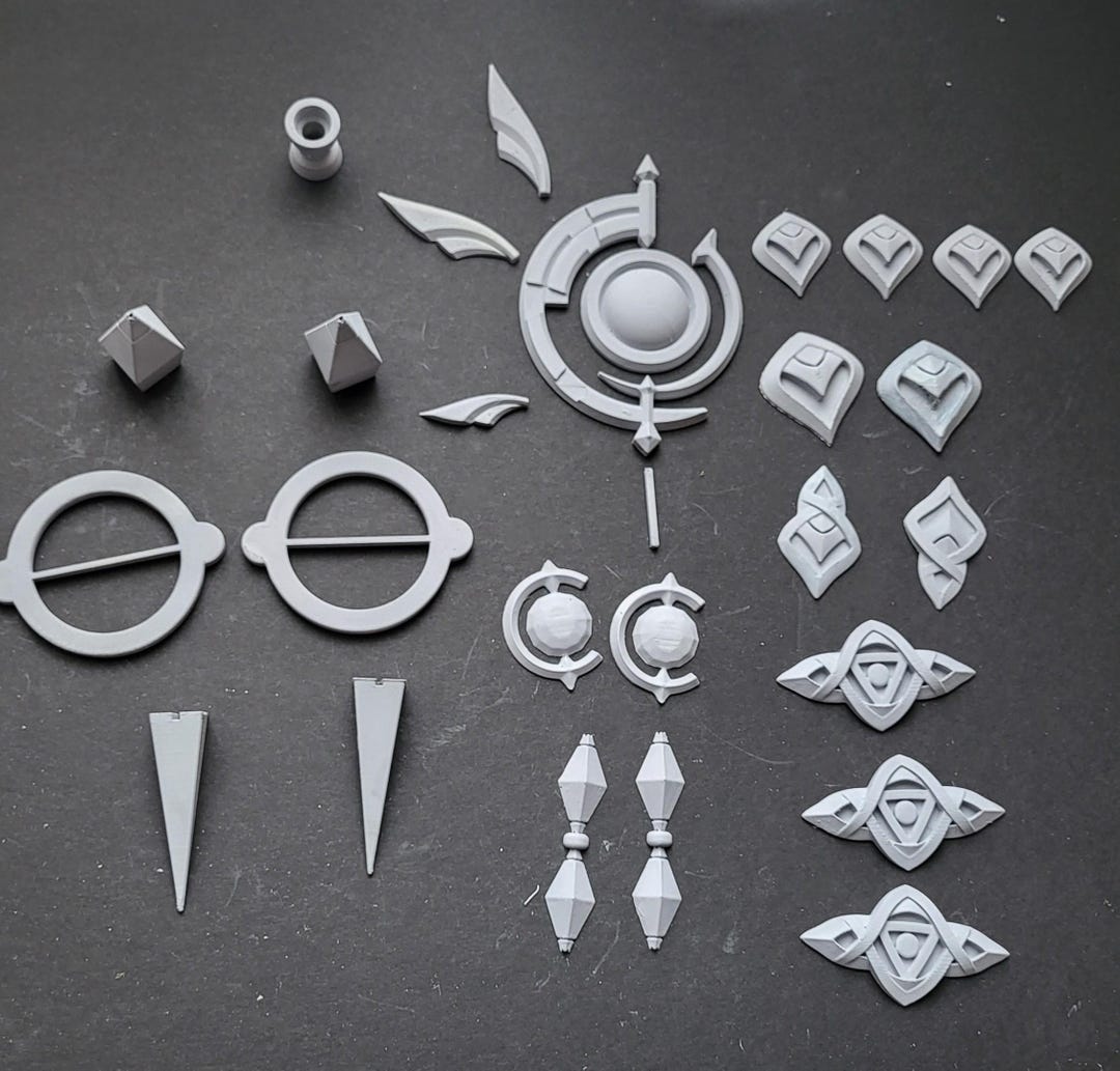 Anaxa Cosplay Accessories Kit, Honkai Star Rail , Unassembled 3d ...