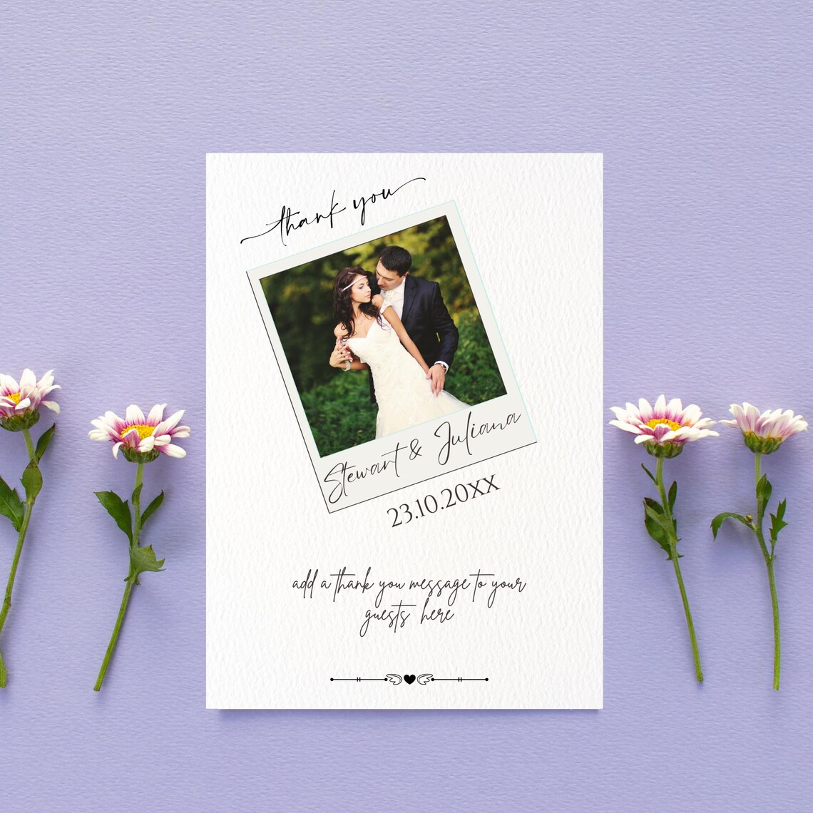 Editable Wedding Thank You Cards, Personalized Wedding Thank You Cards ...