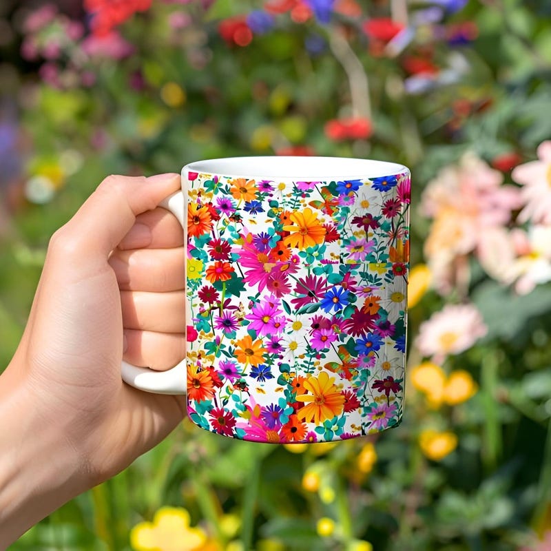 Botanical Mug - Etsy
