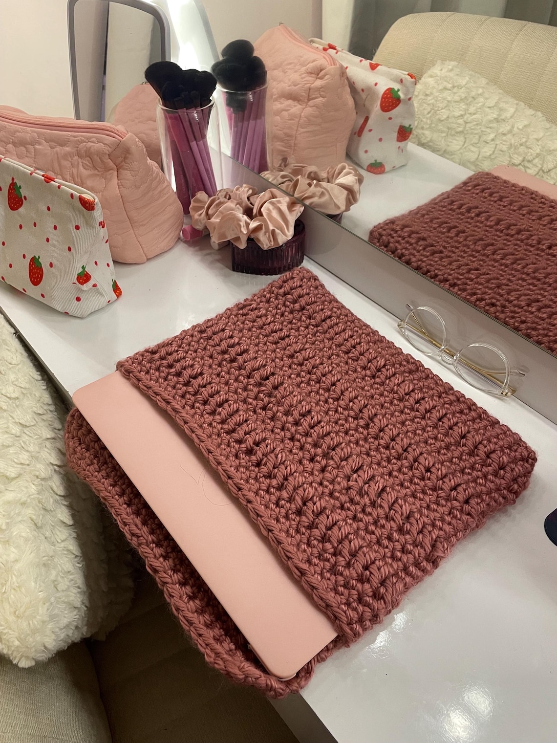 Crochet Laptop Cover - Etsy