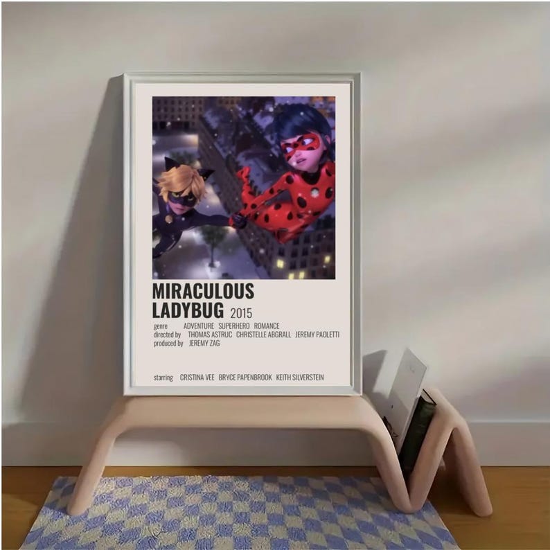 Miraculous Ladybug Poster, Digital Wall Art Kids Room Decor Instant ...