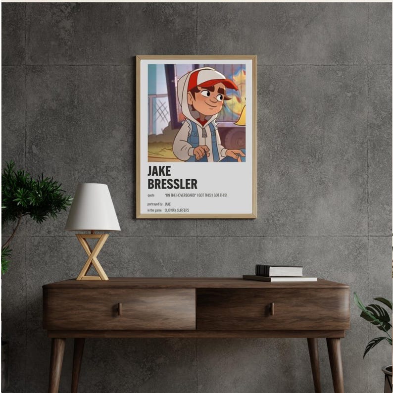 Subway Surfers Animated Series Poster Digital Wall Art Kids Room Decor ...