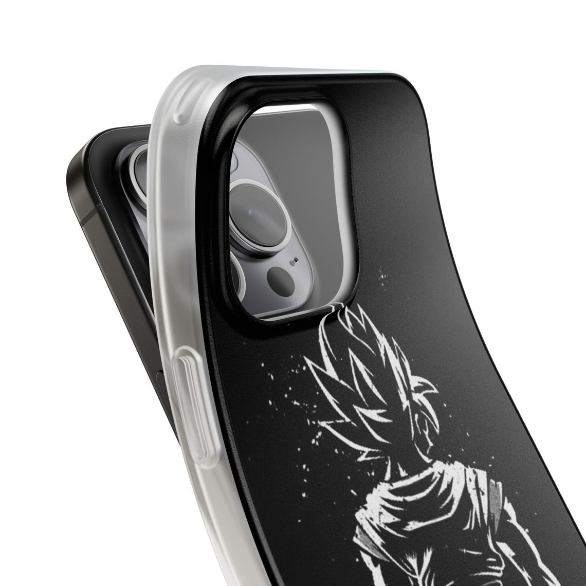 Goku Outline as Super Saiyan Dragon Ball Z Iphone/samsung Galaxy Flexi ...