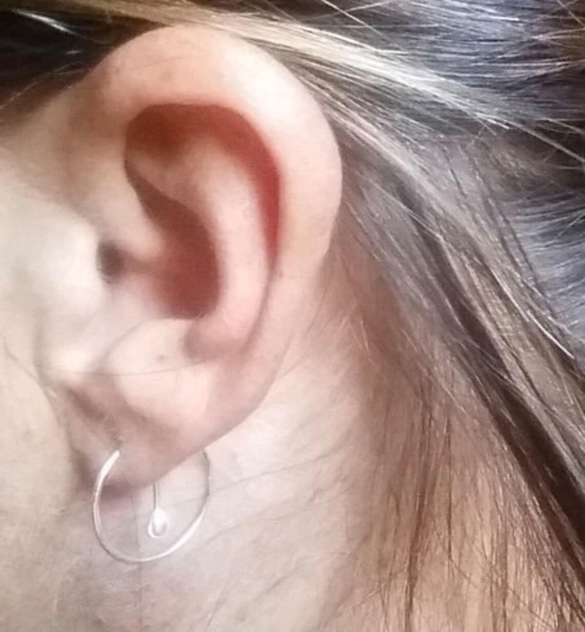 Small Silver Hoops Sleeper Hoop Earrings Unisex 24 Hour - Etsy