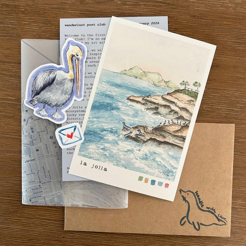 Stamp for Mail Club - Etsy