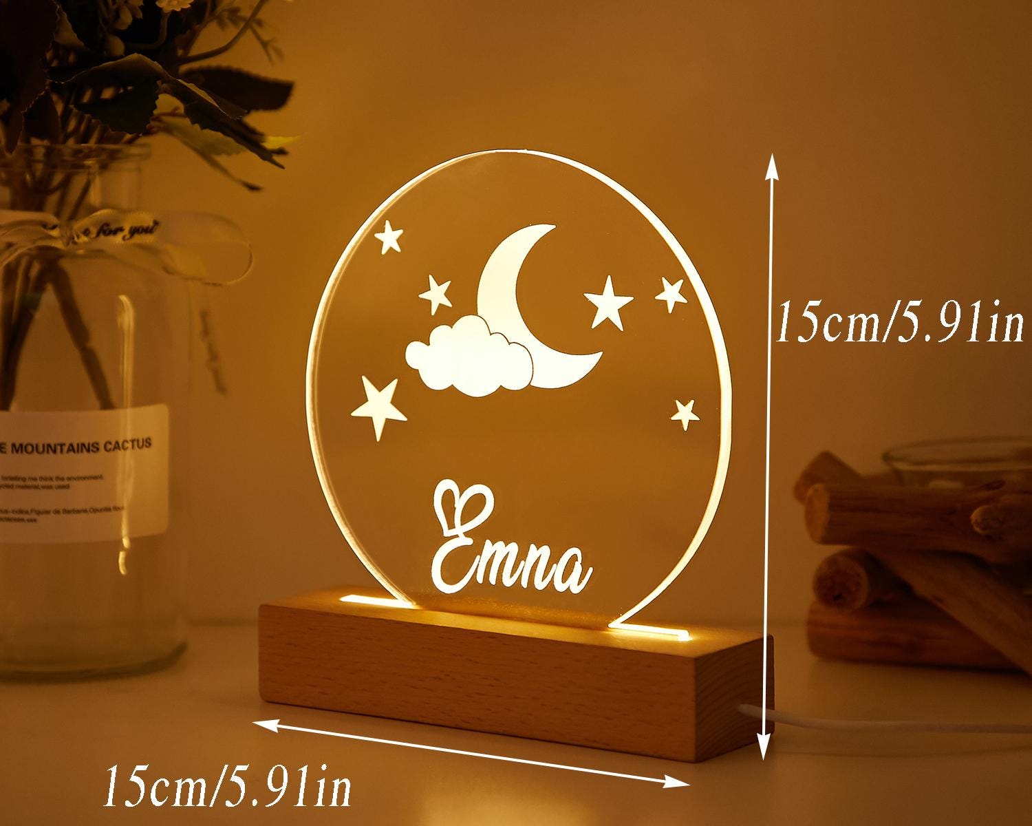 Custom Clouds Night Light With Name,christmas Gifts for Kids,baby ...