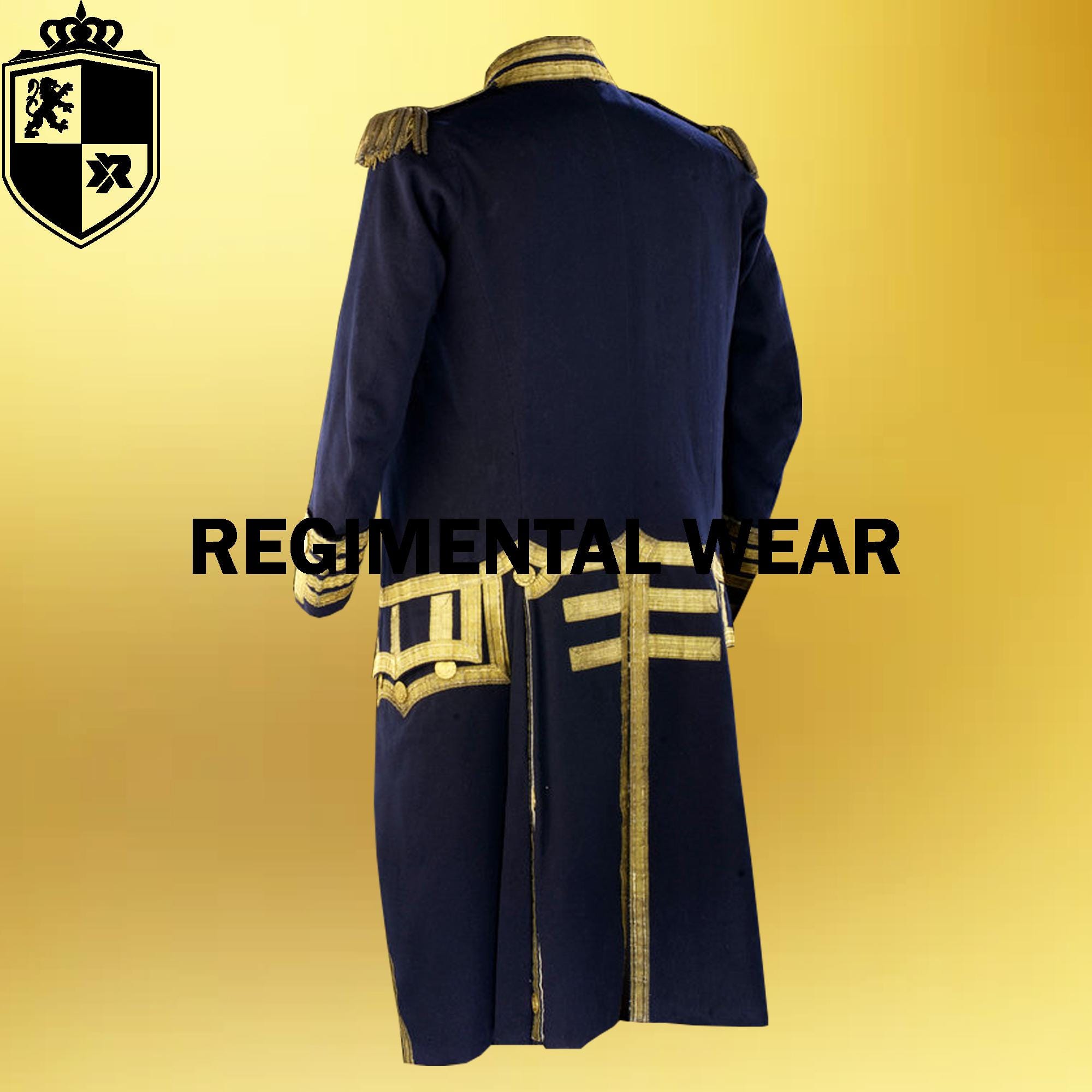 Royal Navy Wool Tailcoat: 1812 British Officer Uniform - Etsy