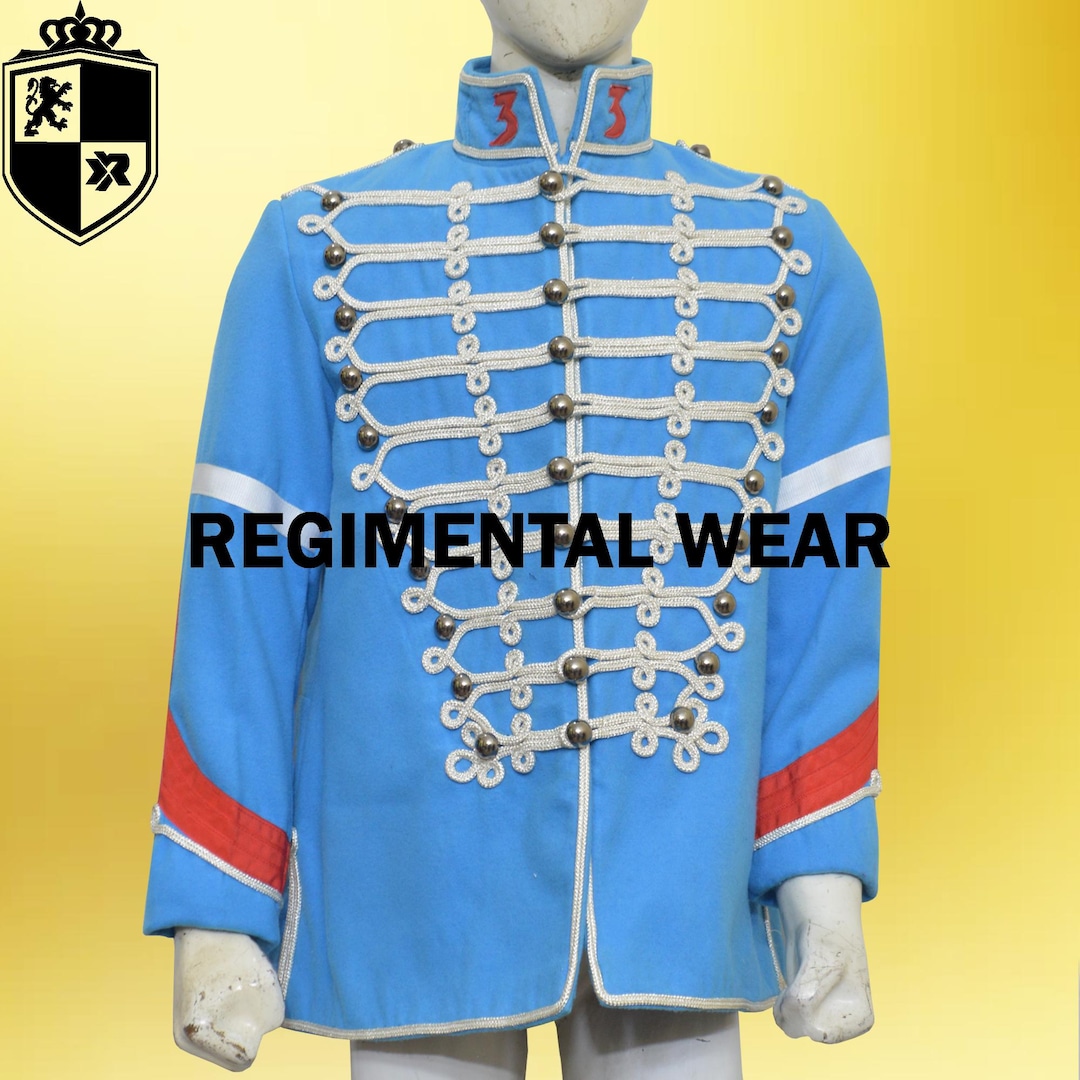 Men Reproduction Napoleonic Uniform, British Hussars 1872-99 Jacket ...