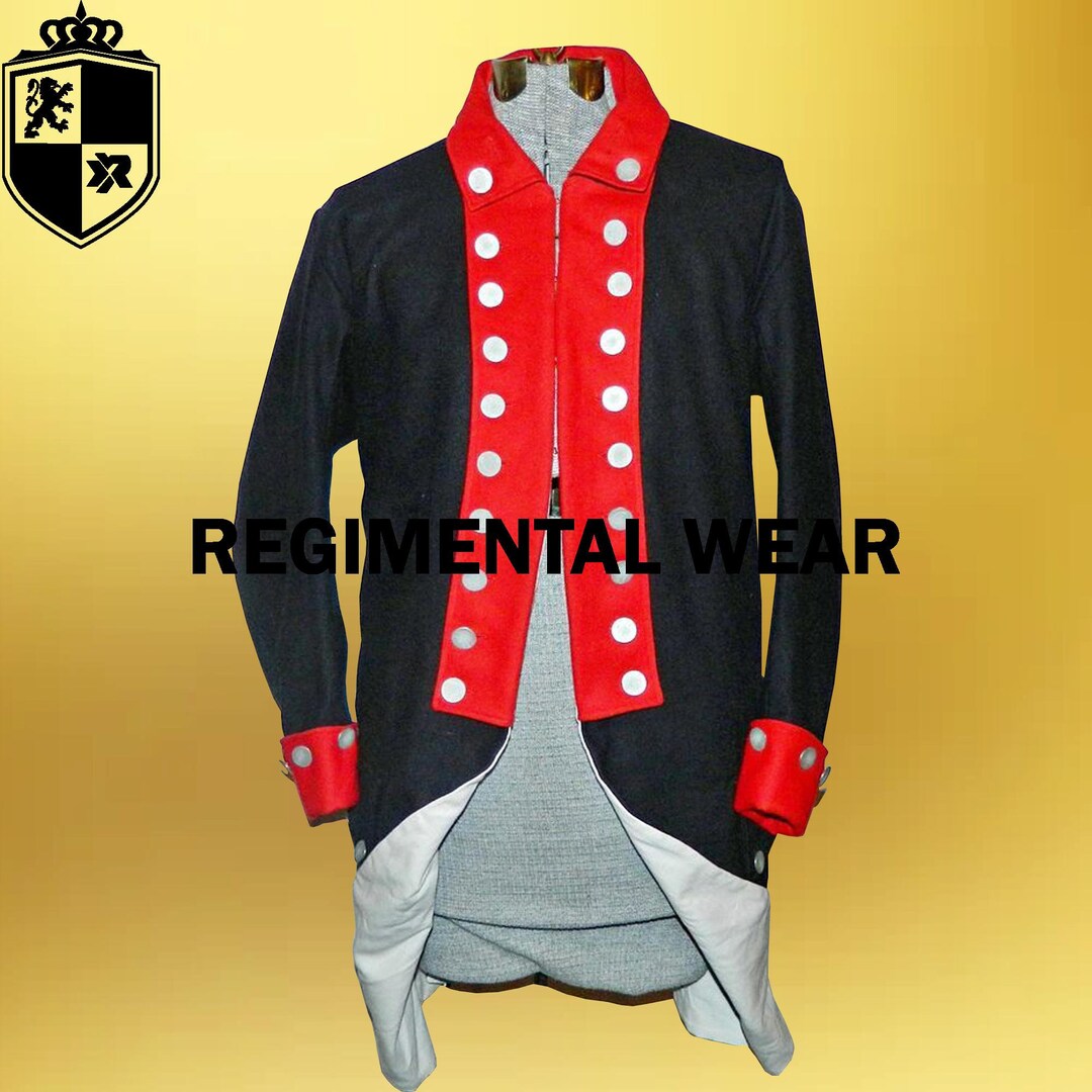 18th Revolutionary War Jacket, Continental Army Coat, 1770s Colonial ...