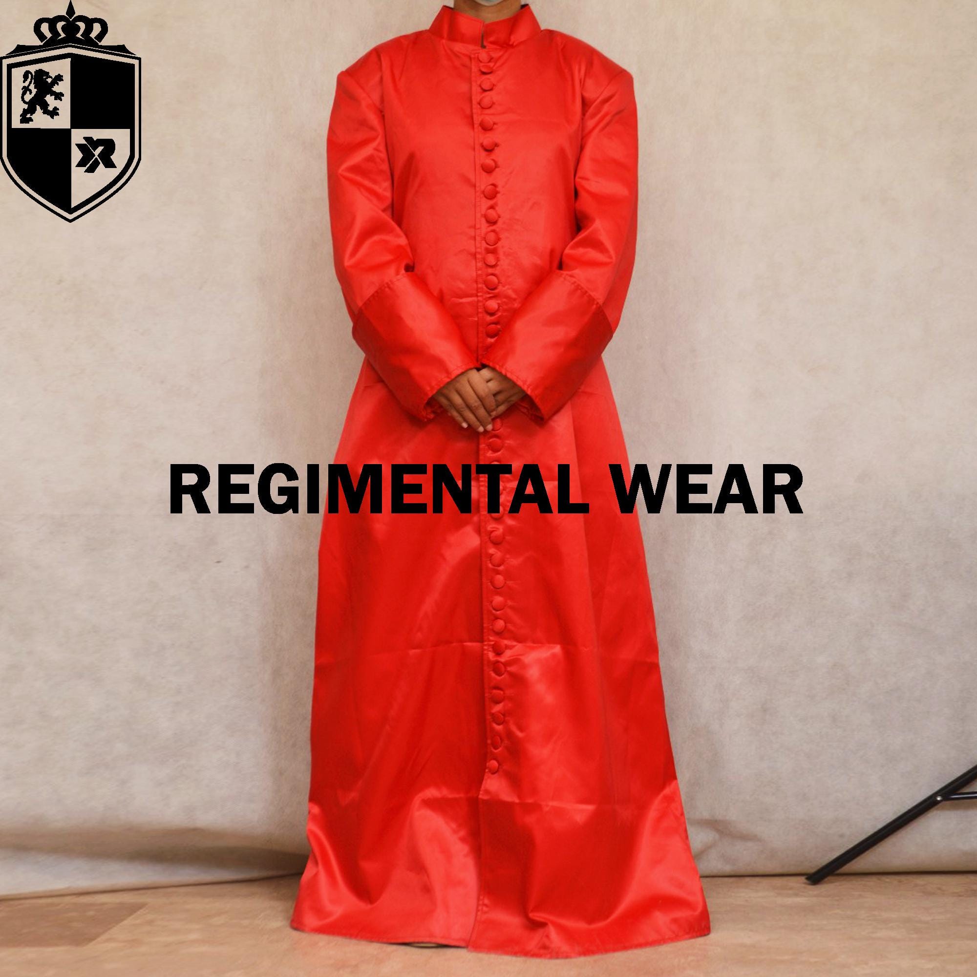 Religious Vestment Cape : Handmade Red Silk Clergy Cassock Robe - Etsy
