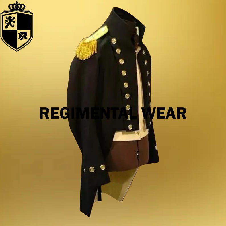 Naval Officer Jacket - Royal British Jacket - 18th Century Navy Coat ...