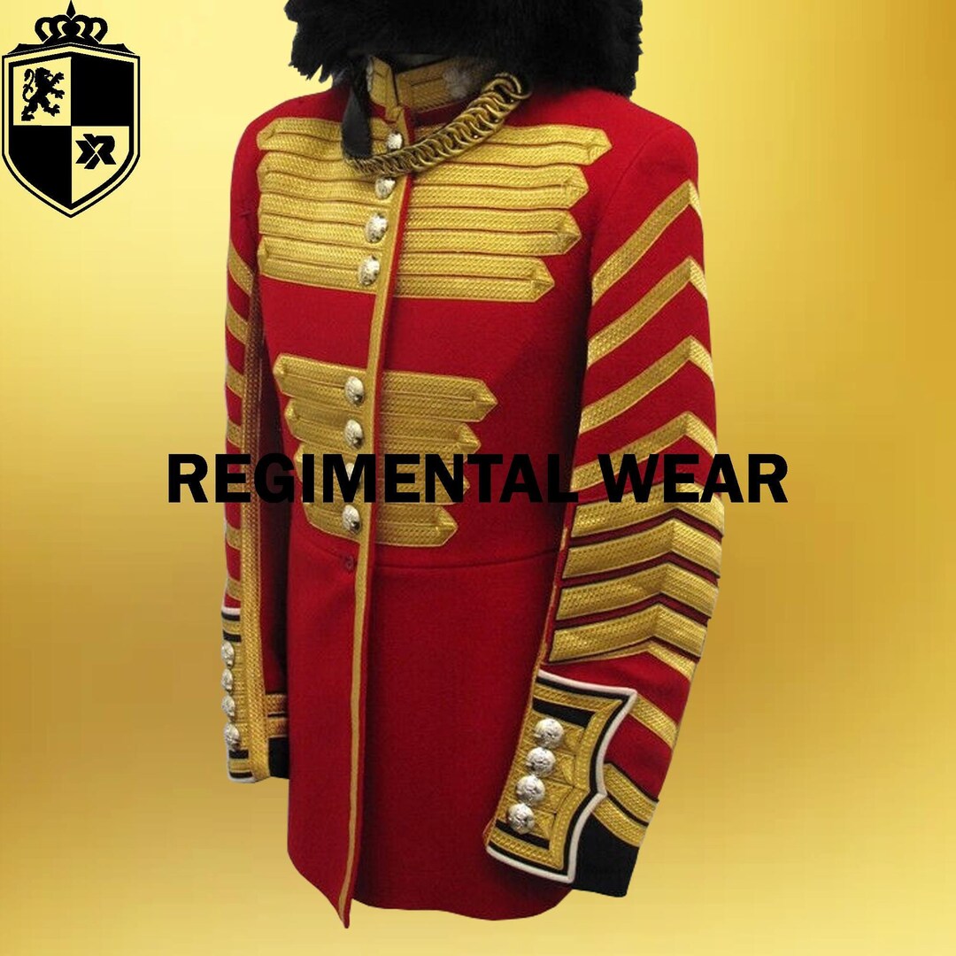 New British Drummer Tunic, 18th Military Uniform, Parade Coat ...