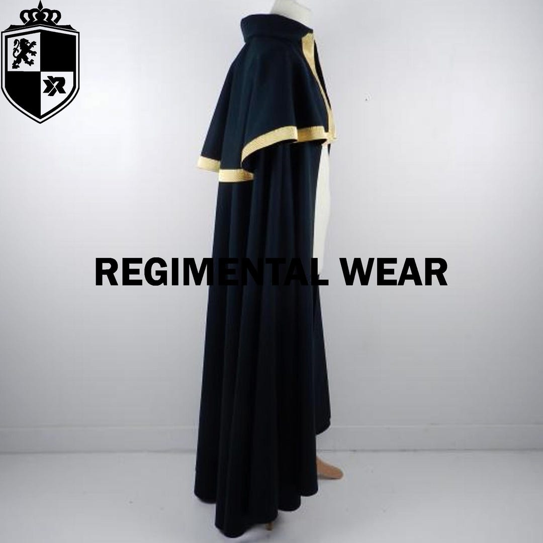 Grand Army Officer Cloak, Civilian Cloak, Medieval Cloak, Inverness ...