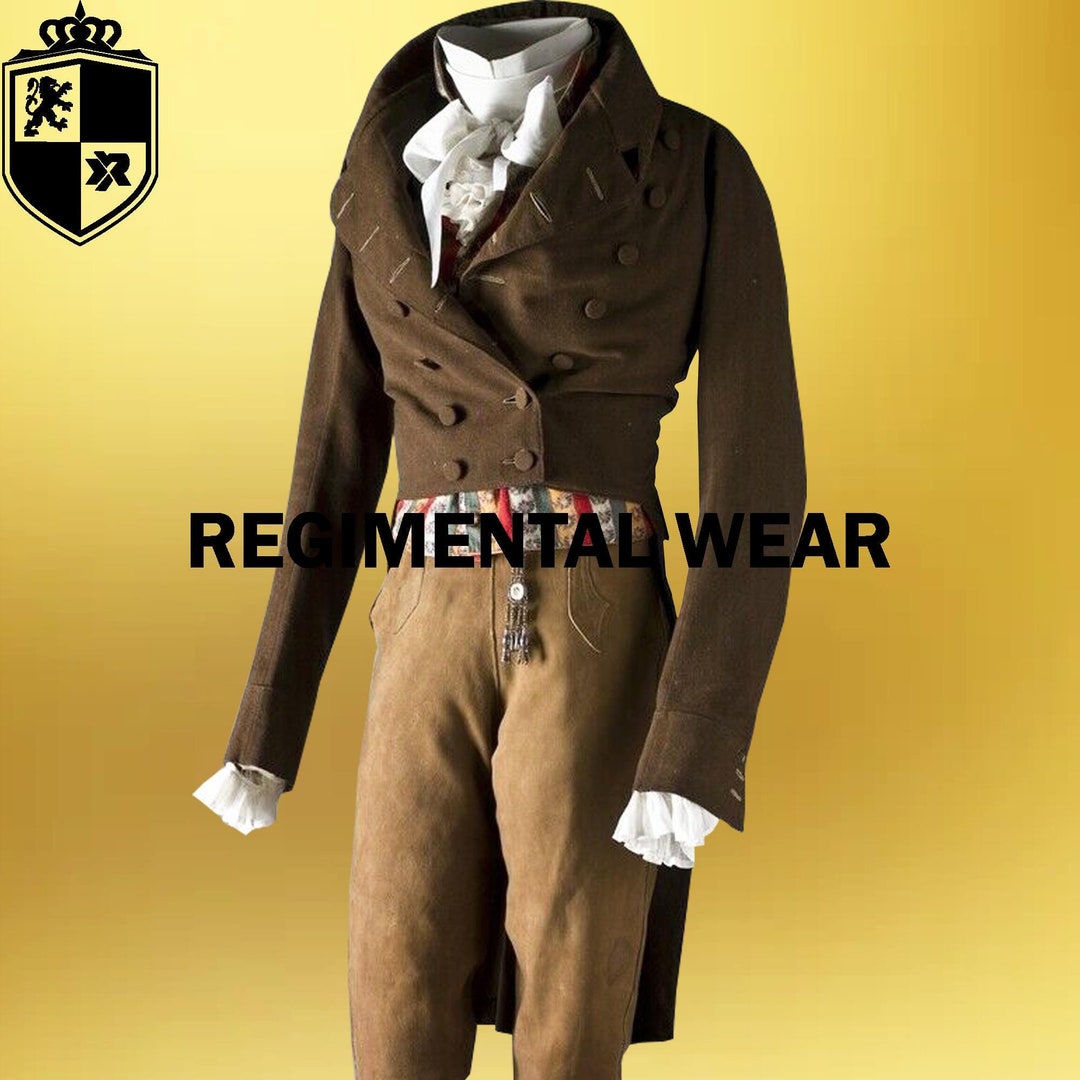 New 19th Century Regency, Costume Nordic Regency, Wedding Tailcoat ...