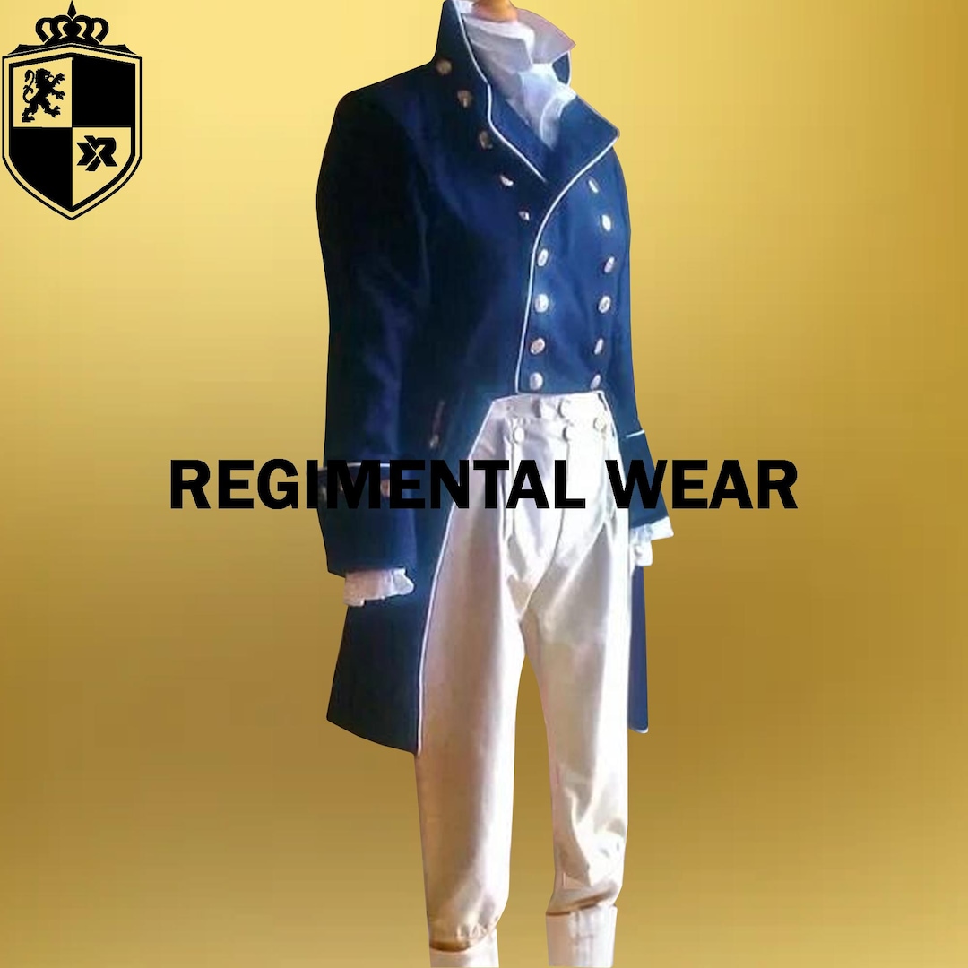 British Royal Navy Wool Coat: 19th Century Naval Officer Style - Etsy UK