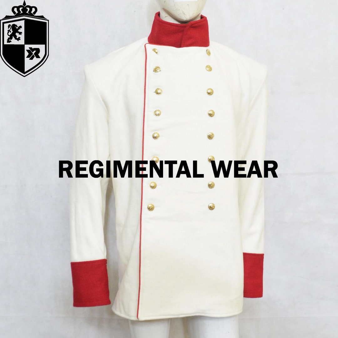 Men Military Officer Tunic, Imperial Regiment Jacket, Inspired Imperial ...