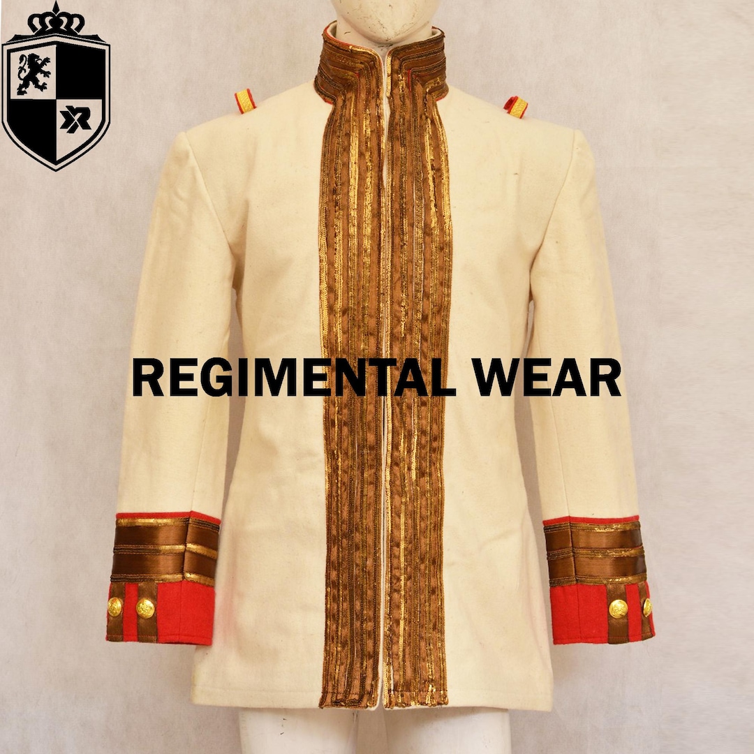 Men 19th Century Imperial Guard Tunic, Military Officer Tunic, Imperial ...