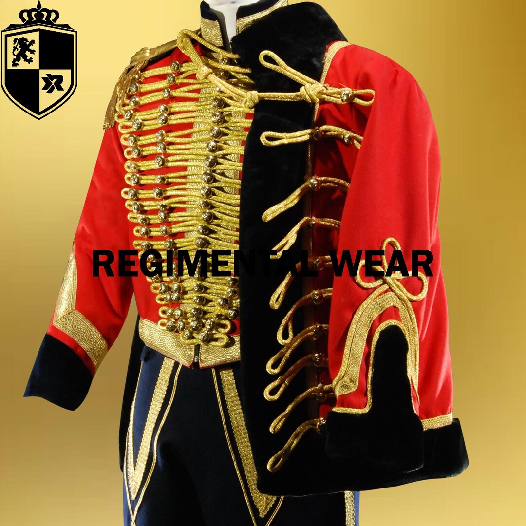 Napoleonic Hussar Pelisse, Hussar Prussian Jacket, 19th Century Hussar ...