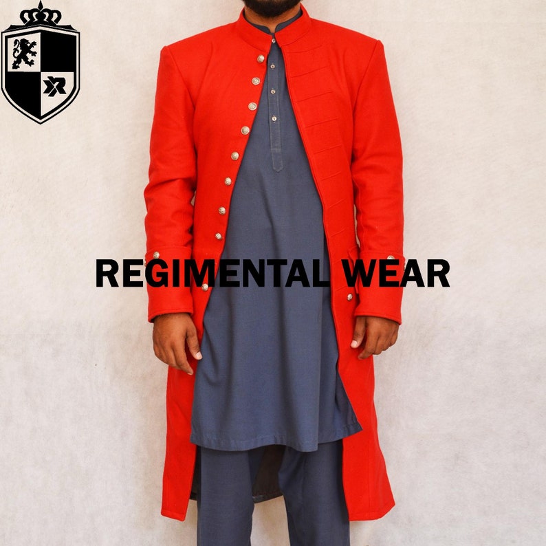Men's 18th-century Frock Coat, Colonial-era Jacket, Regency Frock Coat ...