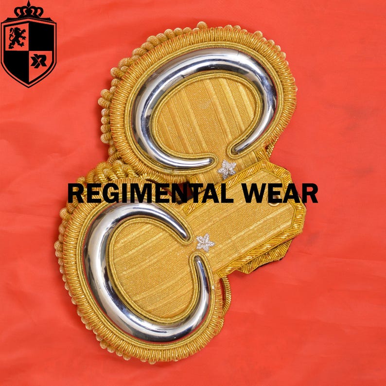 Golden Military Epaulets: Marching Band Uniform Accessories - Etsy