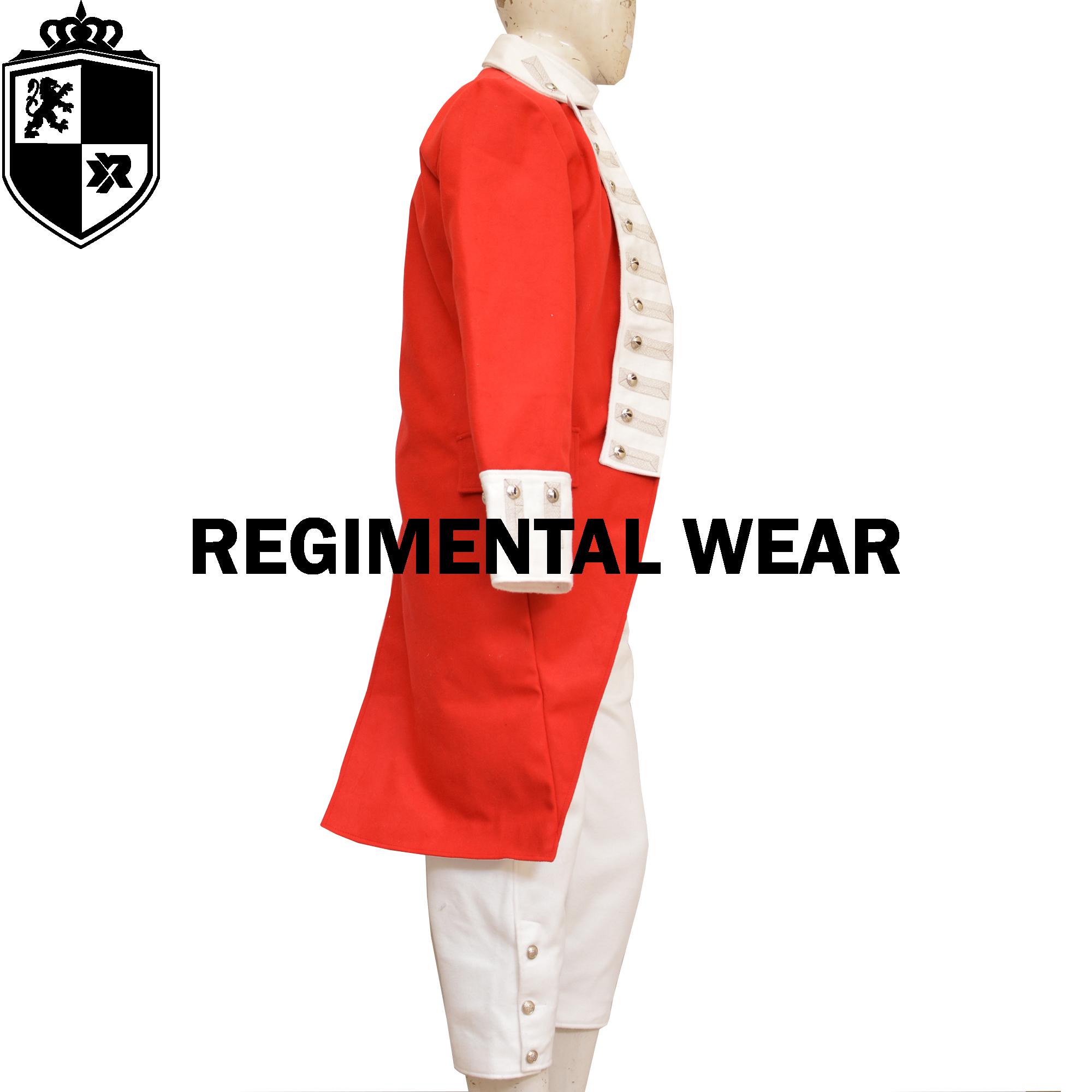 Handmade Red Wool British Sergeant Uniform: Revolutionary War Jacket - Etsy