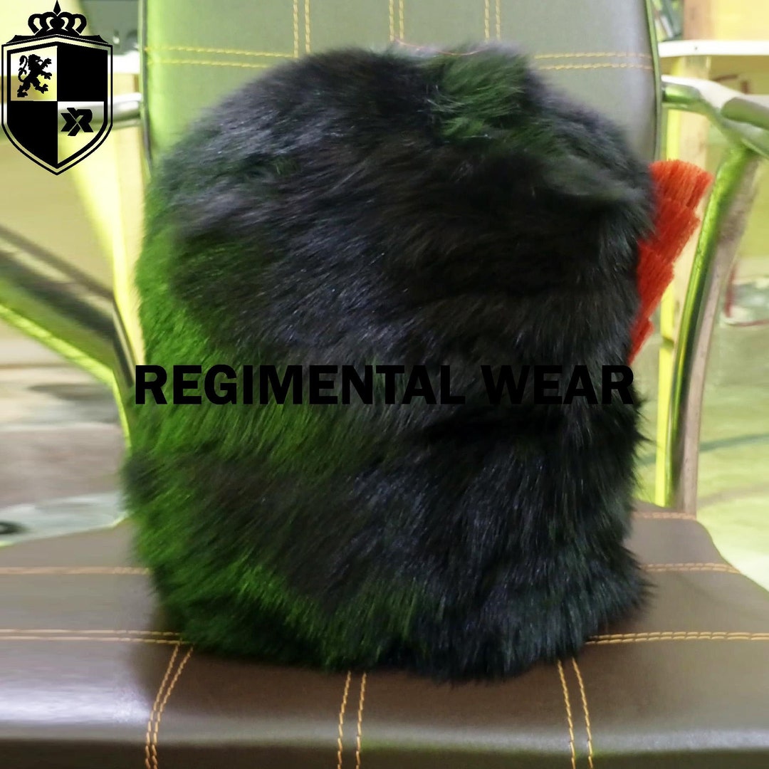 New British Guardsmen Bearskin Cap, Royal Guard Bearskin Hat ...