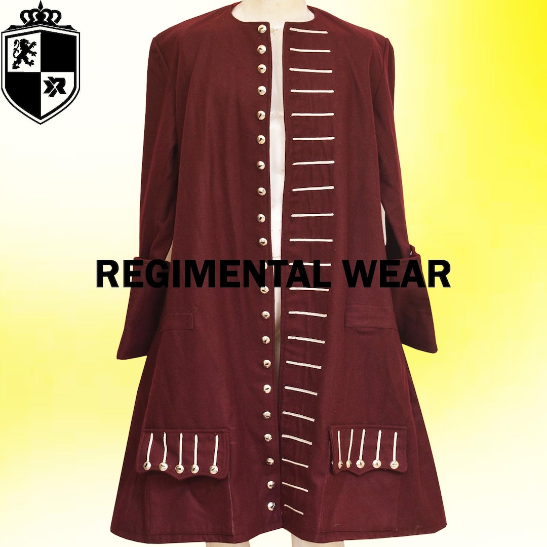 Medieval Frock Coat, Man 1695-1705 Frock Coat, Victorian Frock Coat ...