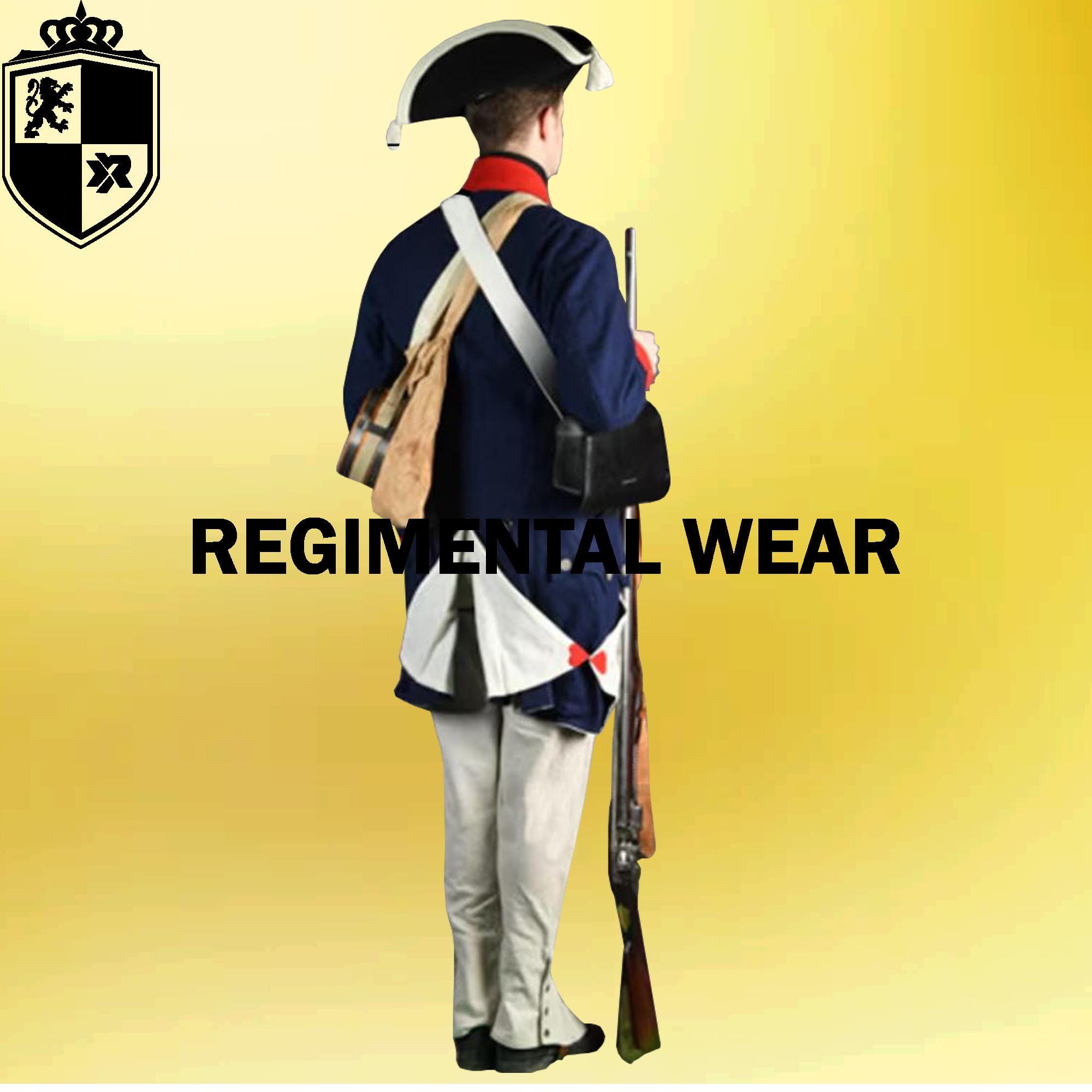 18th Century Colonial Army Wool Jacket: Revolutionary War Uniform - Etsy