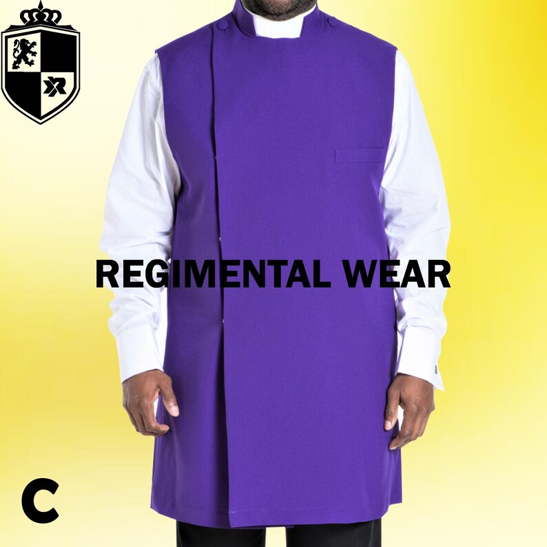 New Men's Clergy Apron Clerical Apron Ministerial Vestment Apron Sacred ...