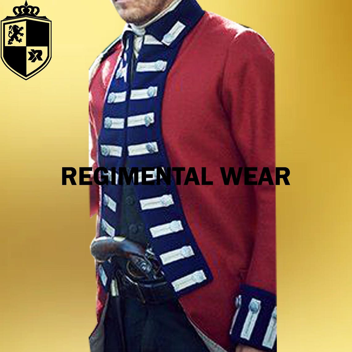 British Regimental Hussar Jacket: Red Wool Military Coat - Etsy