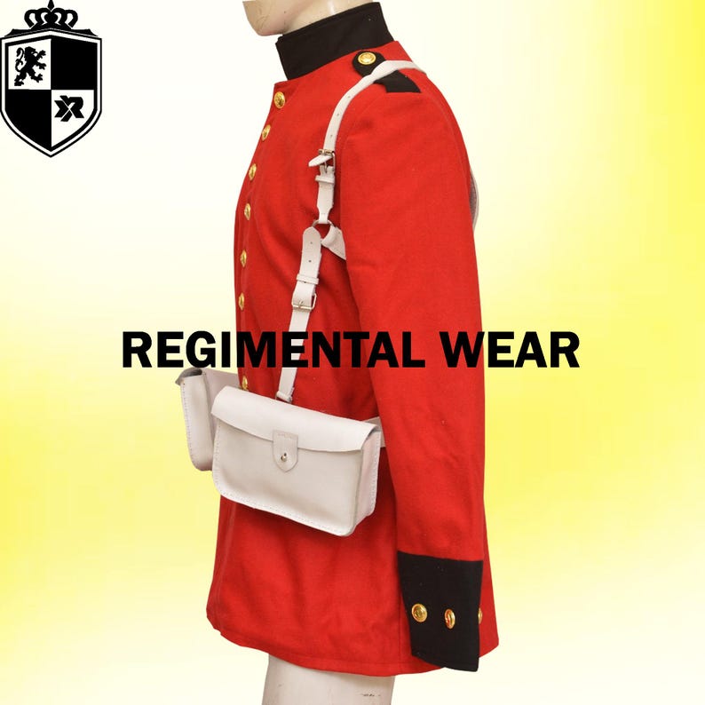 New British 24th Foot Regiment Uniform, Zulu War Tunic, Zulu Battle Re-enactment Uniform ...