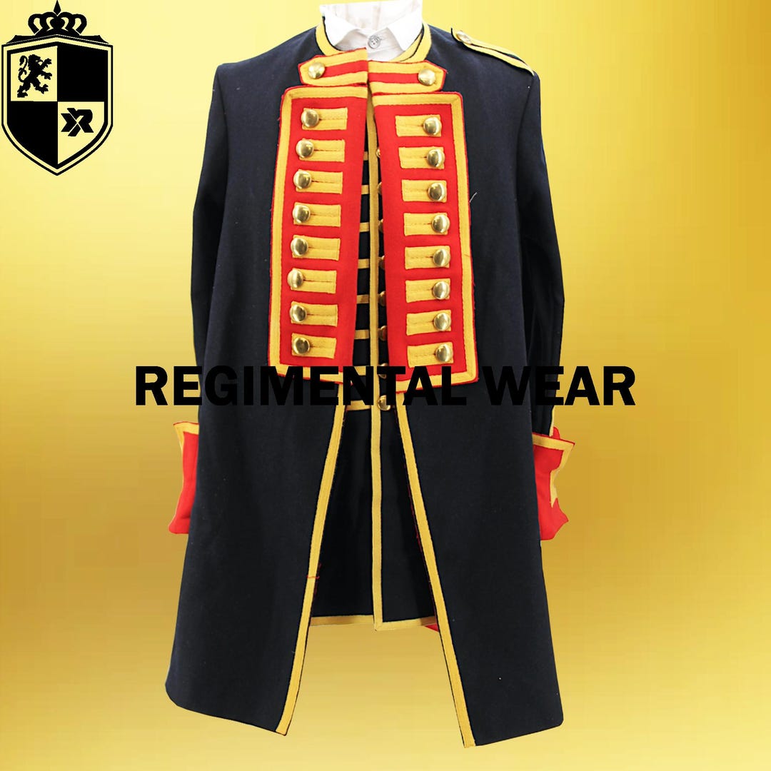 New British Regimental War Uniform, Colonial Militia Frockcoat, Civil ...