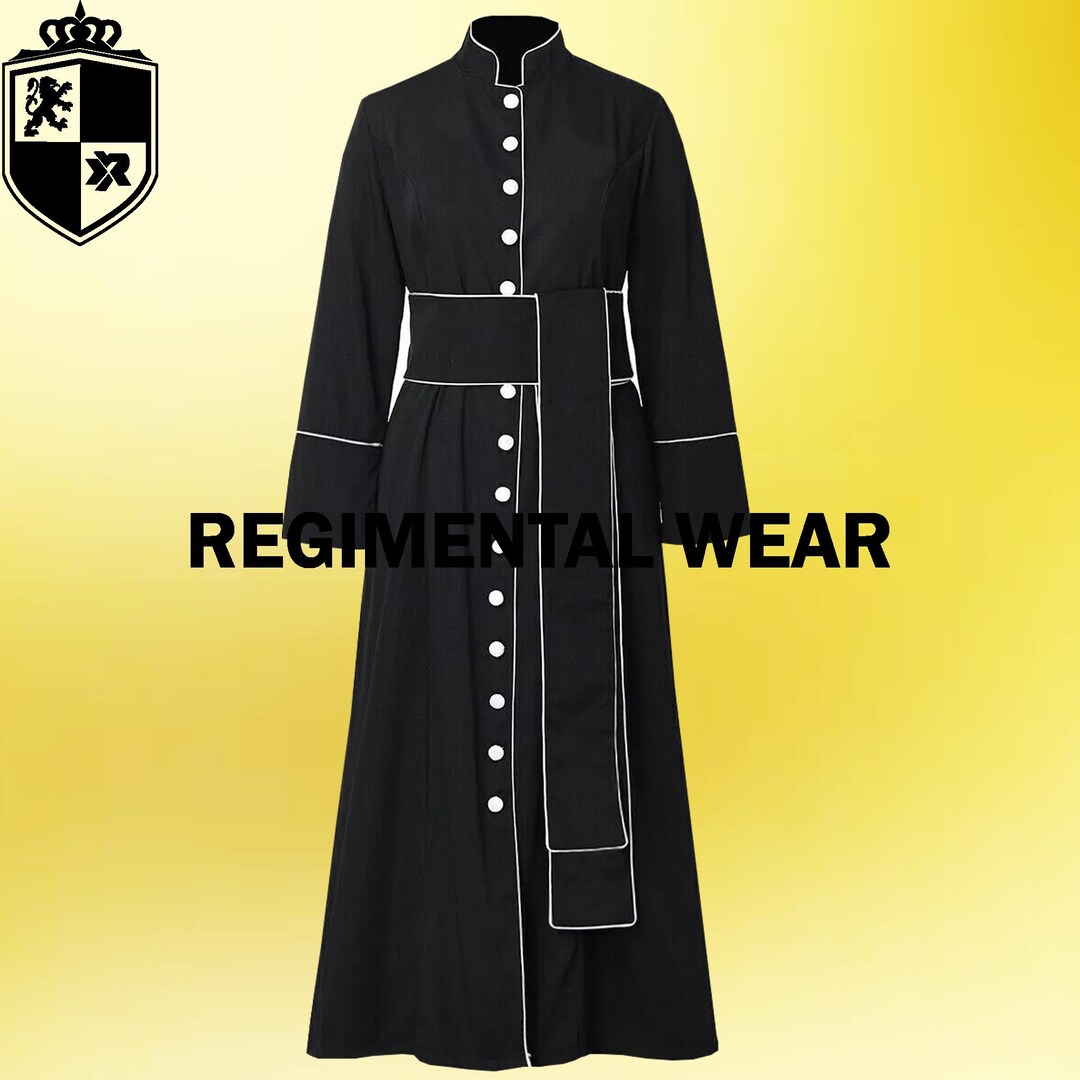 Preacher Robe, Bishop Cossack, Roman Clergy Robe, Priest Clergy Robe ...