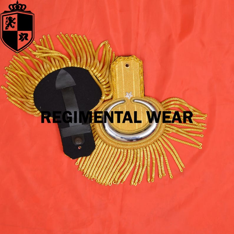 Golden Military Epaulets: Marching Band Uniform Accessories - Etsy
