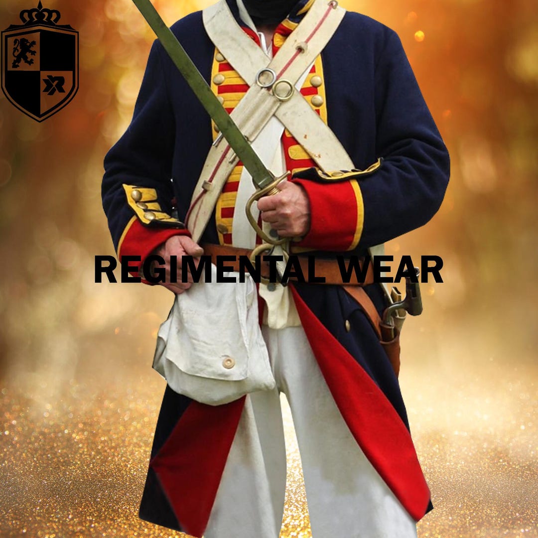 Battle of Waterloo Soldier Uniform Revolutionary War Reenactment Reed ...