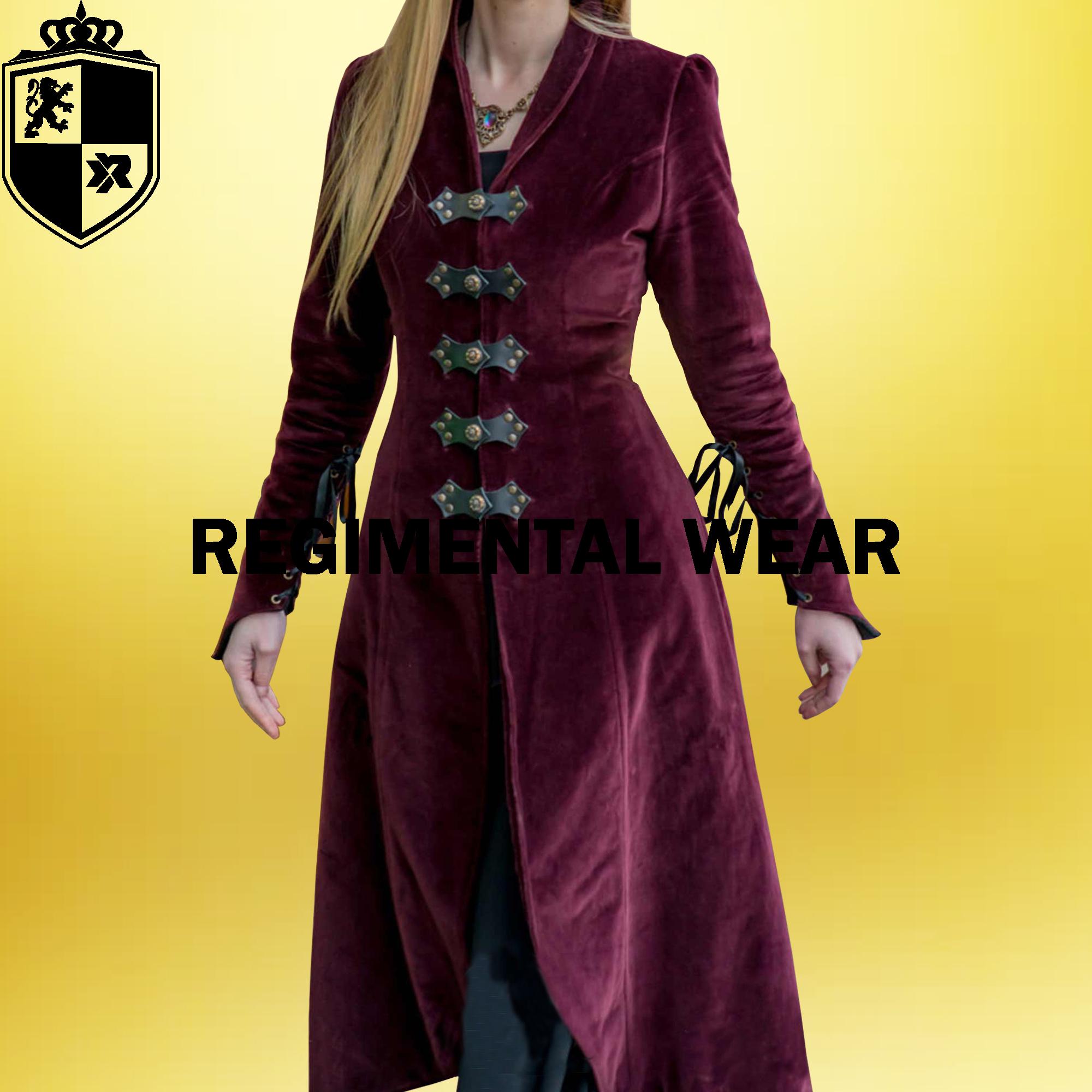 New Renaissance Frock Coat Winter Frockcoat, Steampunk Frockcoat ...
