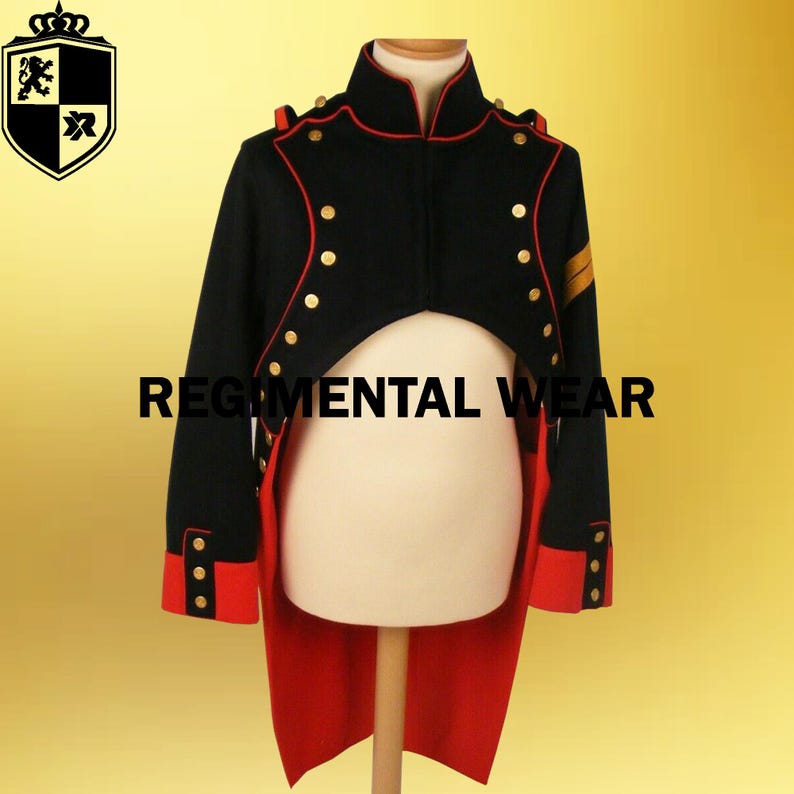 New Men Napoleon Uniforms, Line Troop Jacket, French Guard Jacket ...