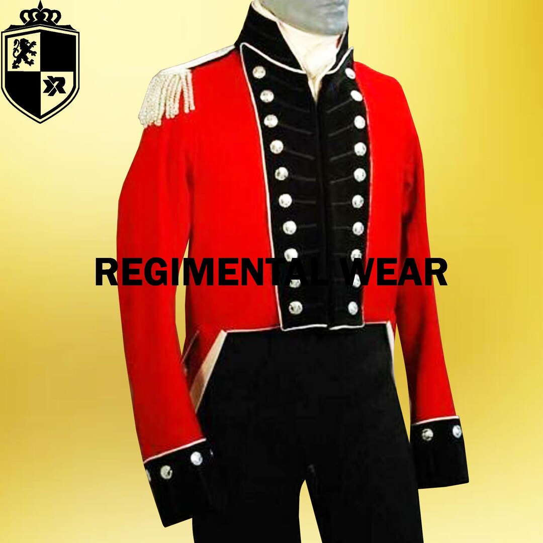 British Dewatteville Officer Jacket, British Regimental Jacket, British ...
