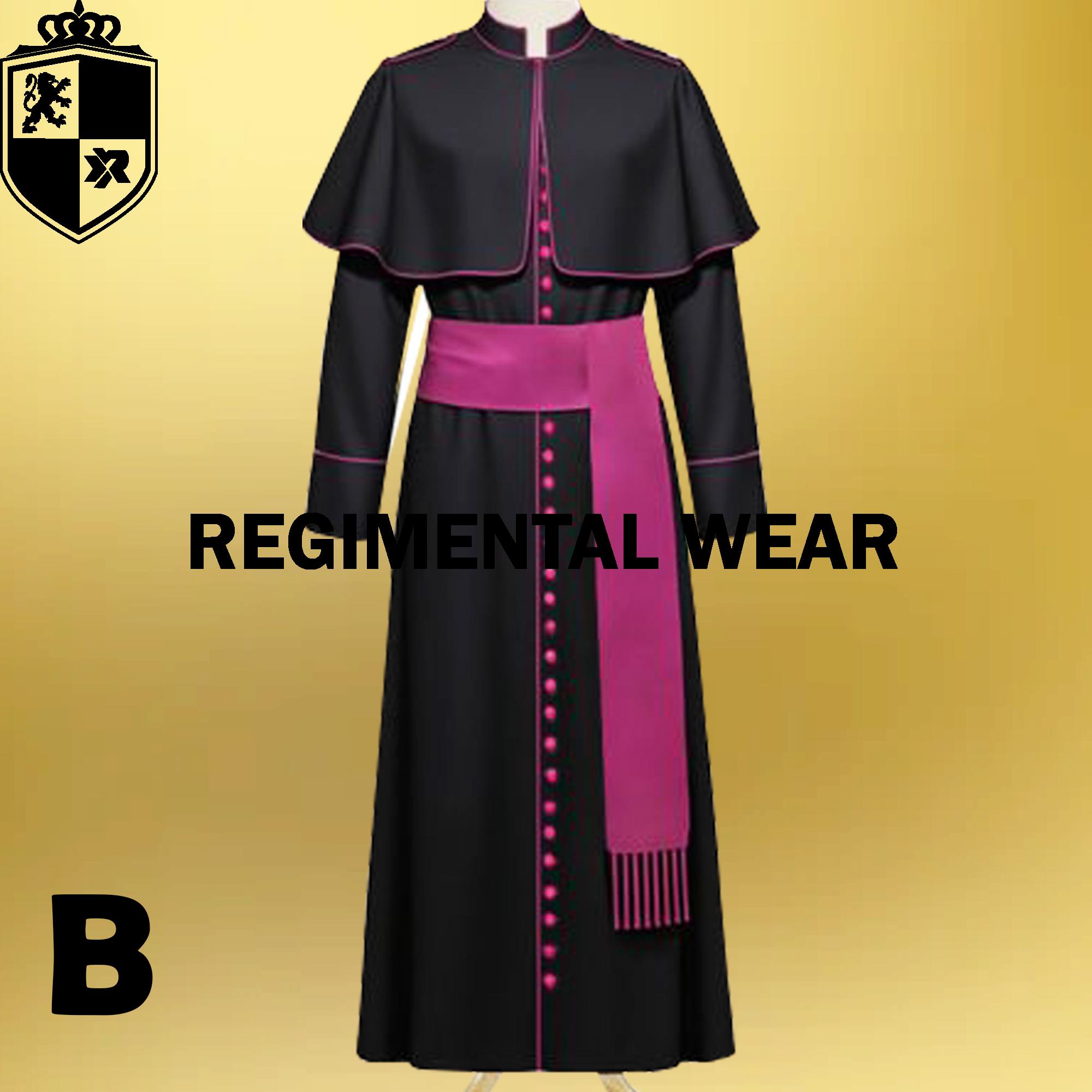 Black Tropical Clergy Robe: Roman Catholic Priest Cassock Vestment - Etsy