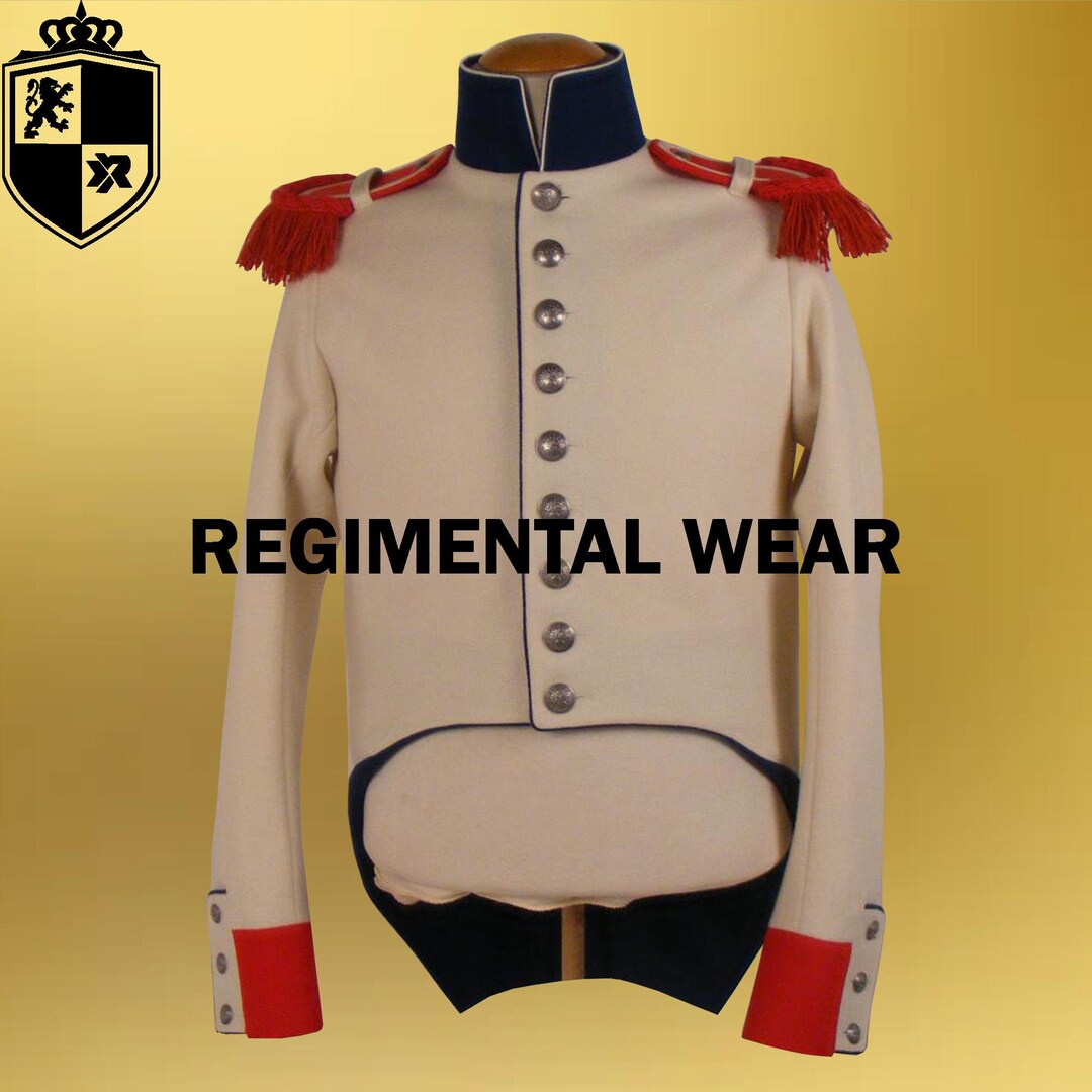 Men Napoleonic War Tailcoat, British Military Jacket, Napoleon Captain ...