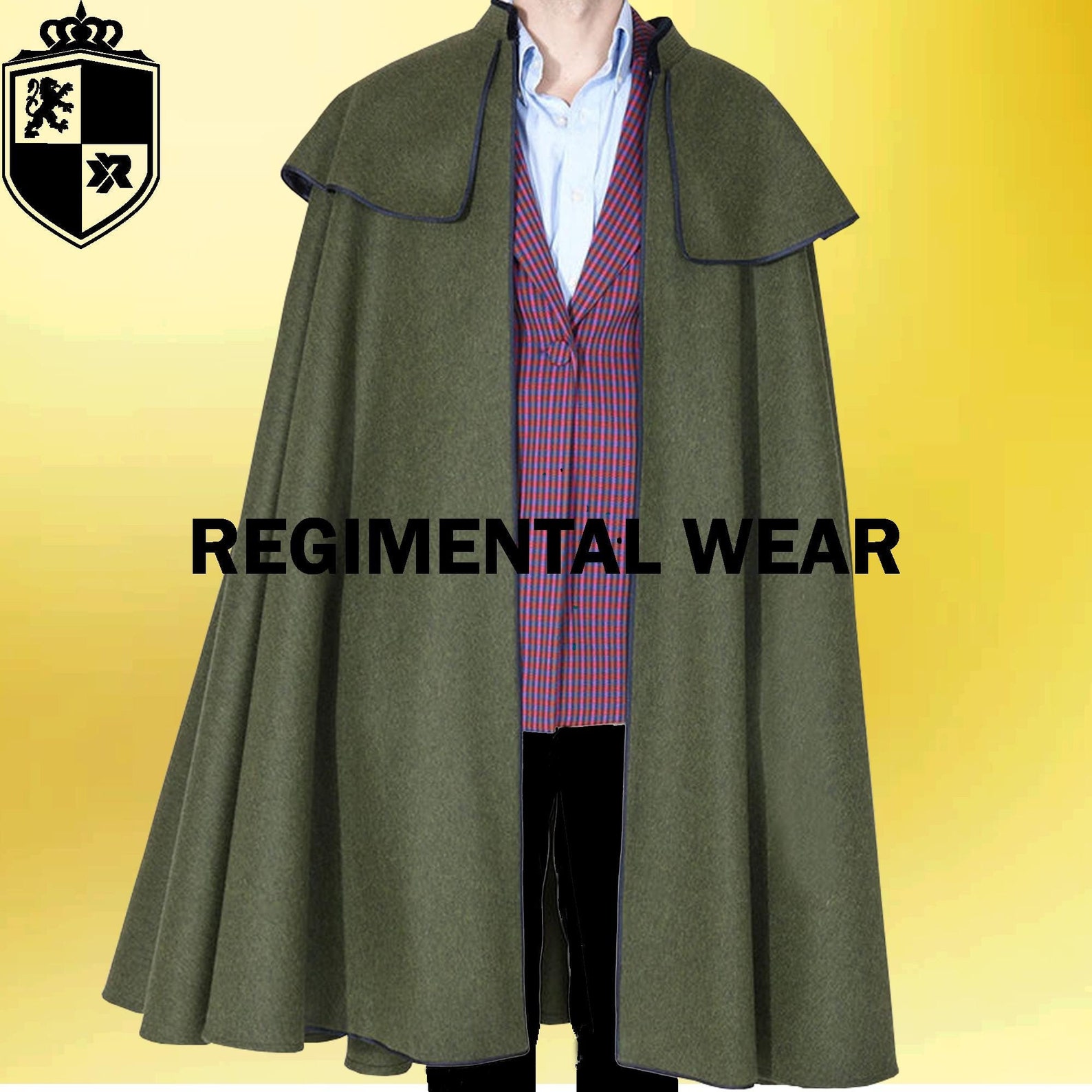 New Inverness Cape, Victorian Cloak, Steampunk Medieval Cape, Theater ...